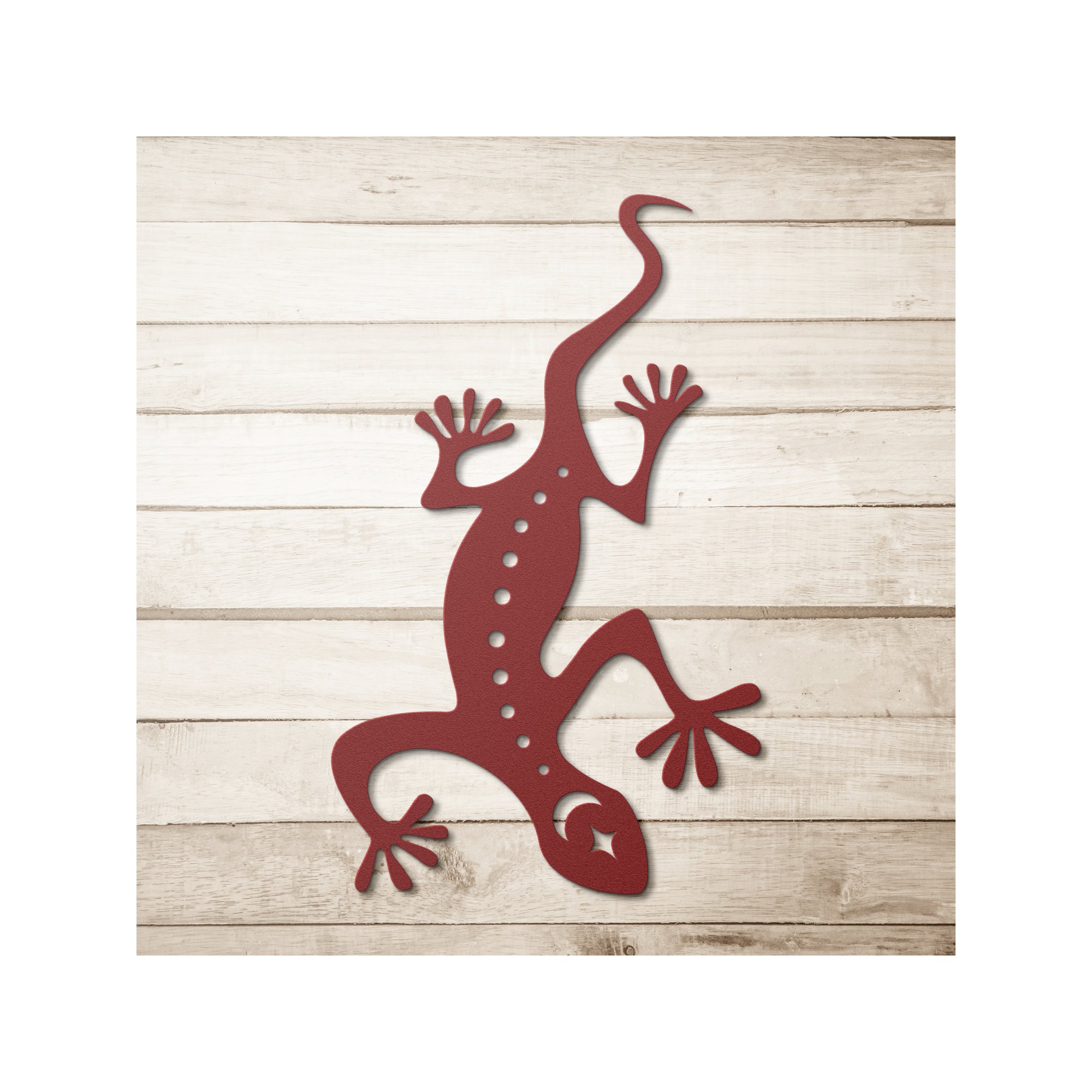 Metal Gecko Wall Decor Metal Gecko Wall Art Lizard Wall Art | Etsy