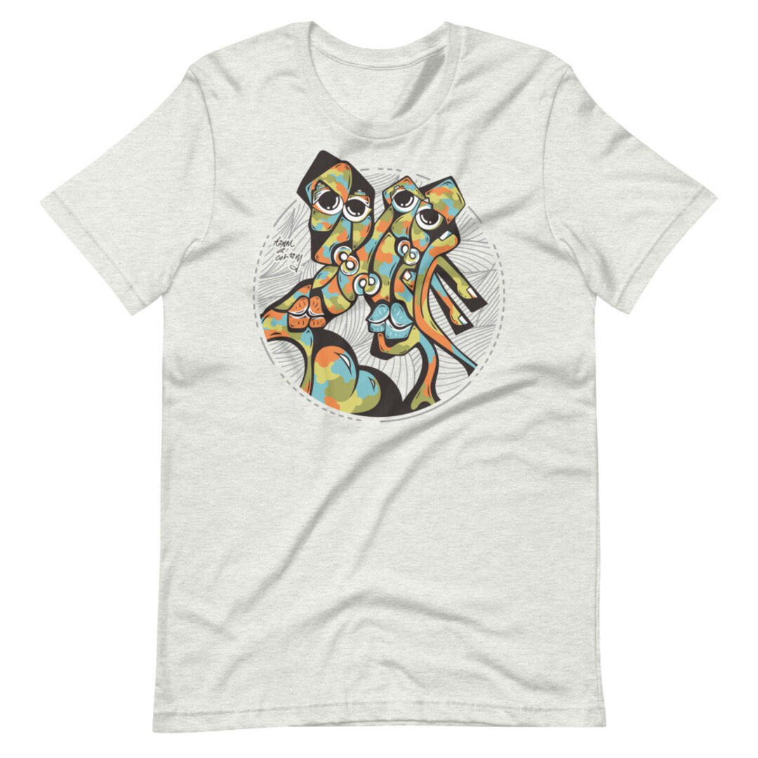 Abstract Face Shirt Street Art Shirt Modern Art Shirt Face Abstract ...