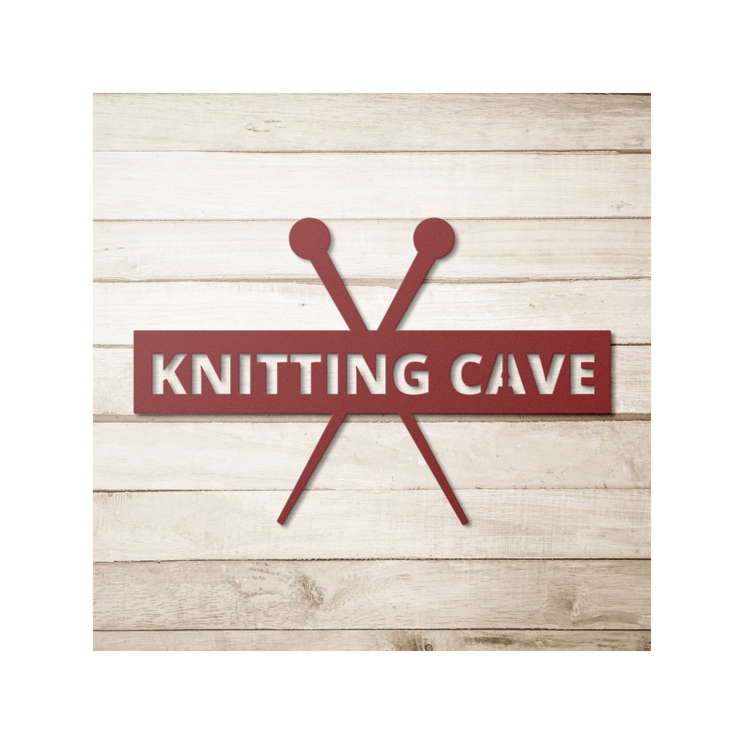 Knitting Sign, Knitting Room Sign, Knitting Room Decor, Knitting Lover ...