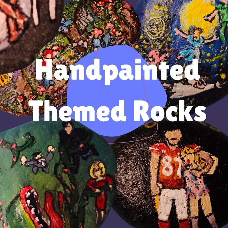 Handpainted Rocks - Etsy