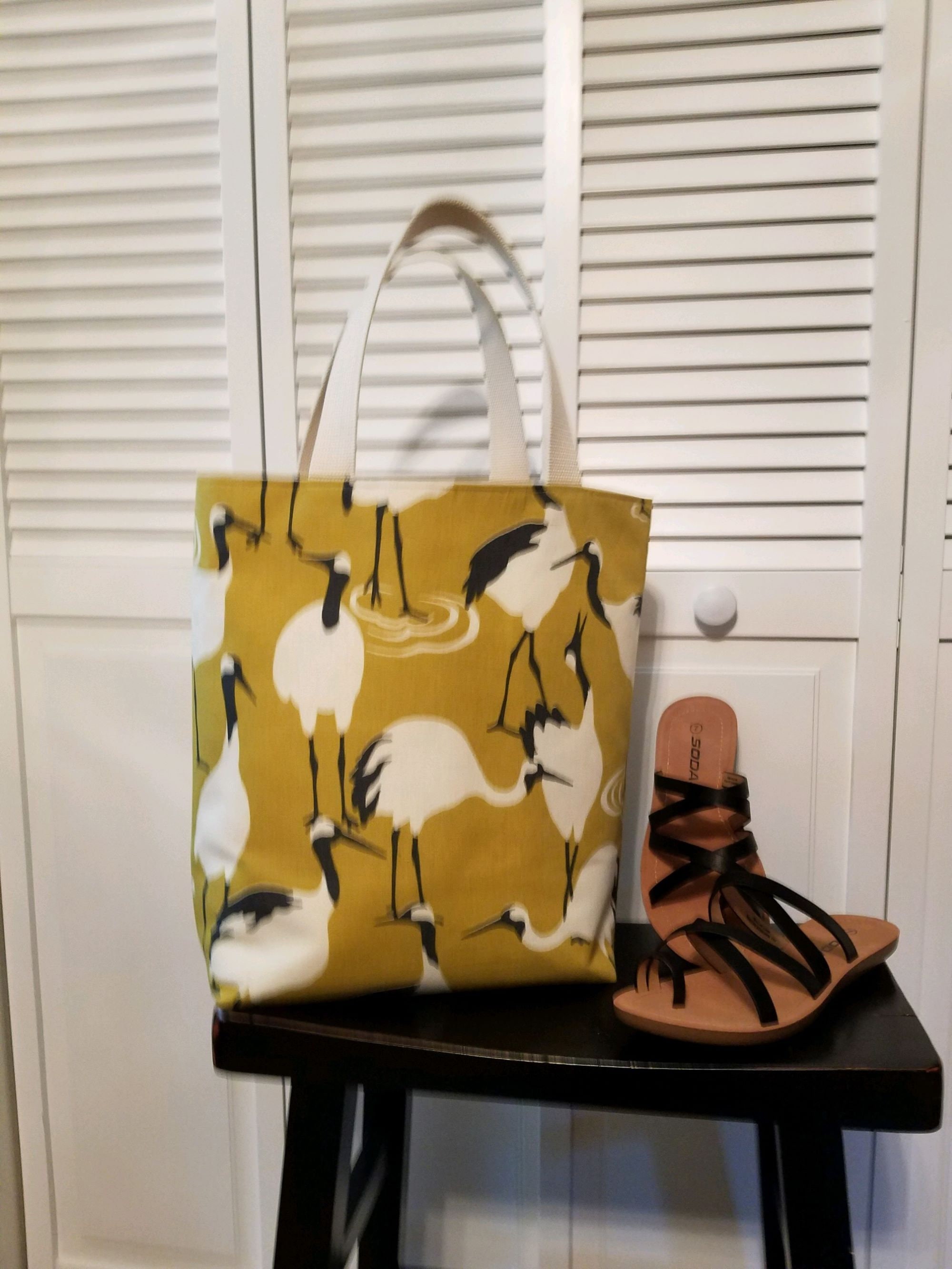 Coastal Bird Yellow Tote Bag Shoulder Bag Handbag Purse - Etsy