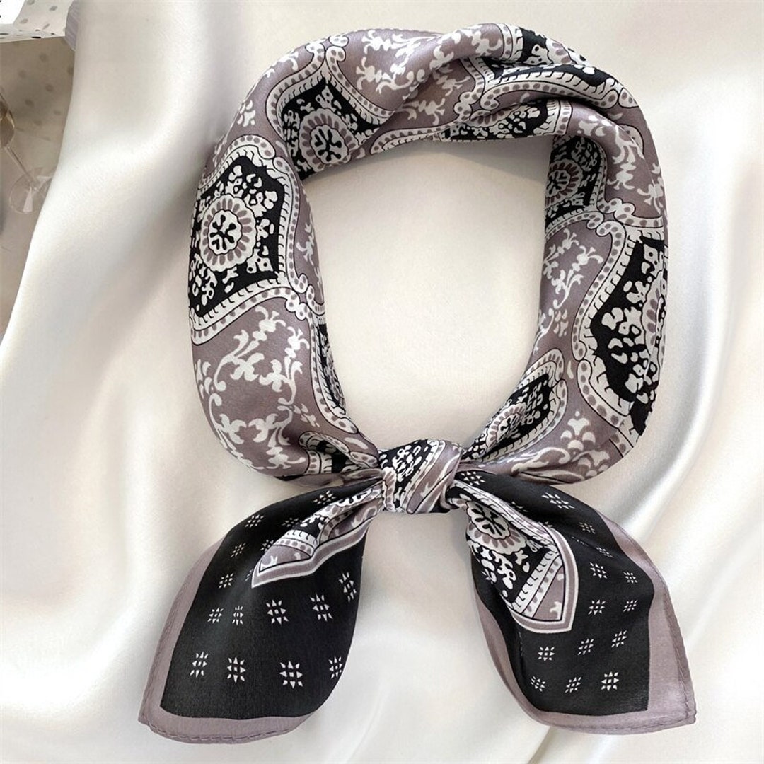 100% Mulberry Silk Scarf Women Neckerchief Small Scarves - Etsy Canada