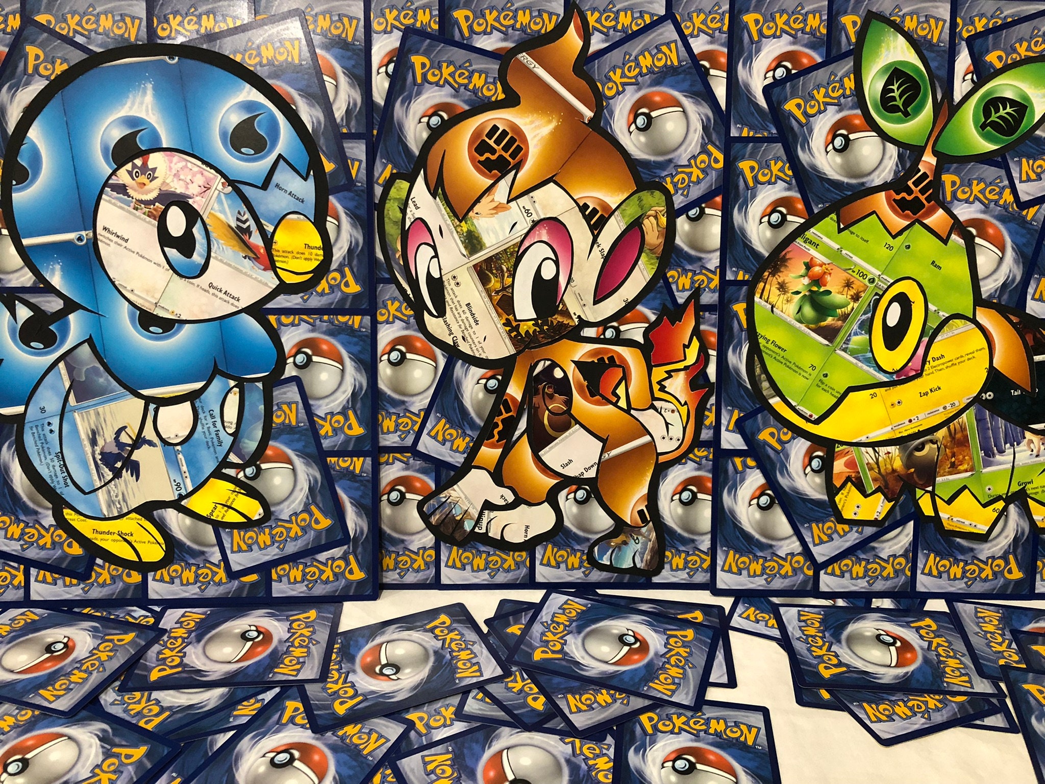 Turtwig Pokémon Card Cut Art - Etsy