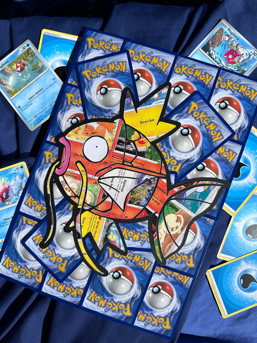 Magikarp Pokémon Card Cut Art - Etsy