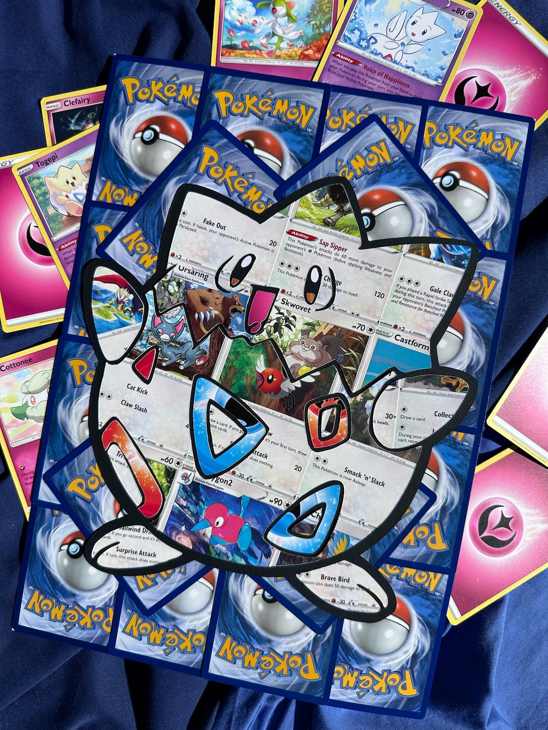 Togepi Pokémon Card Cut Art - Etsy