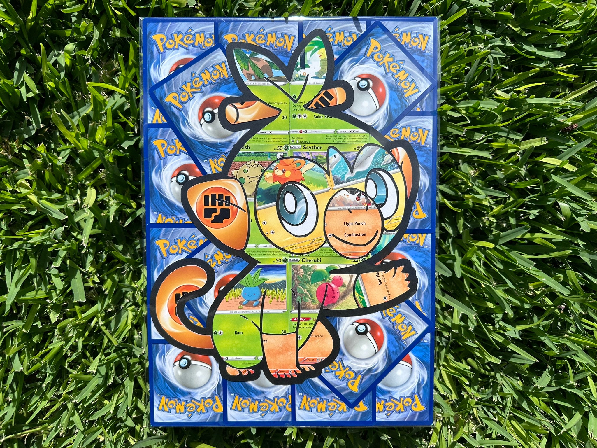 Grookey / Scorbunny / Sobble Pokémon Card Cut Art - Etsy