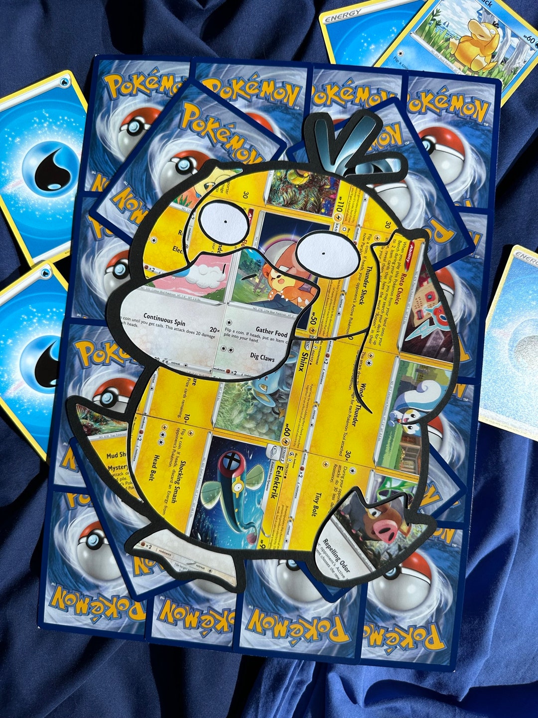 Psyduck Pokémon Card Cut Art - Etsy
