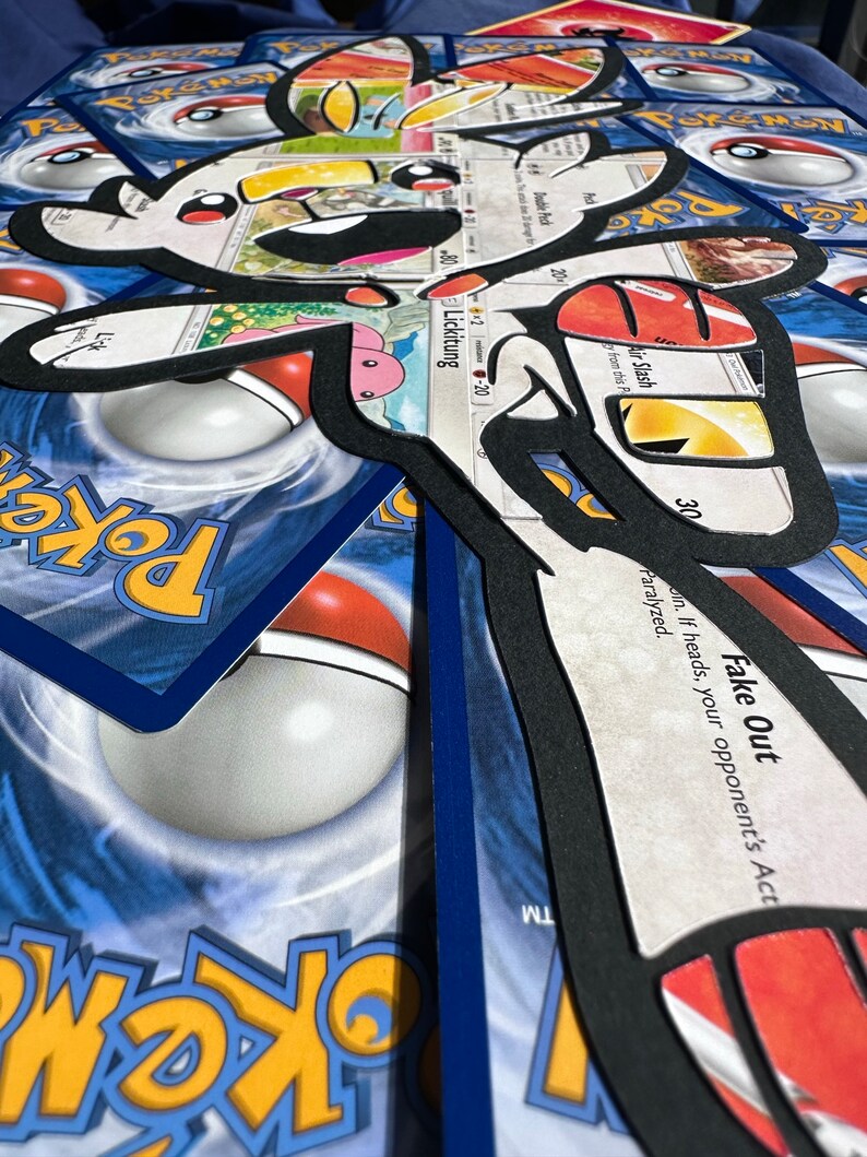 Grookey / Scorbunny / Sobble Pokémon Card Cut Art - Etsy