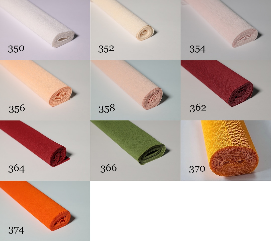 Italian Crepe Paper 90g Rolls - 50cm X 150cm | Cartotecnica Rossi ...
