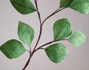 English Blue Bell Crepe Paper Flower Handmade Floral Gift Home Deco - Etsy