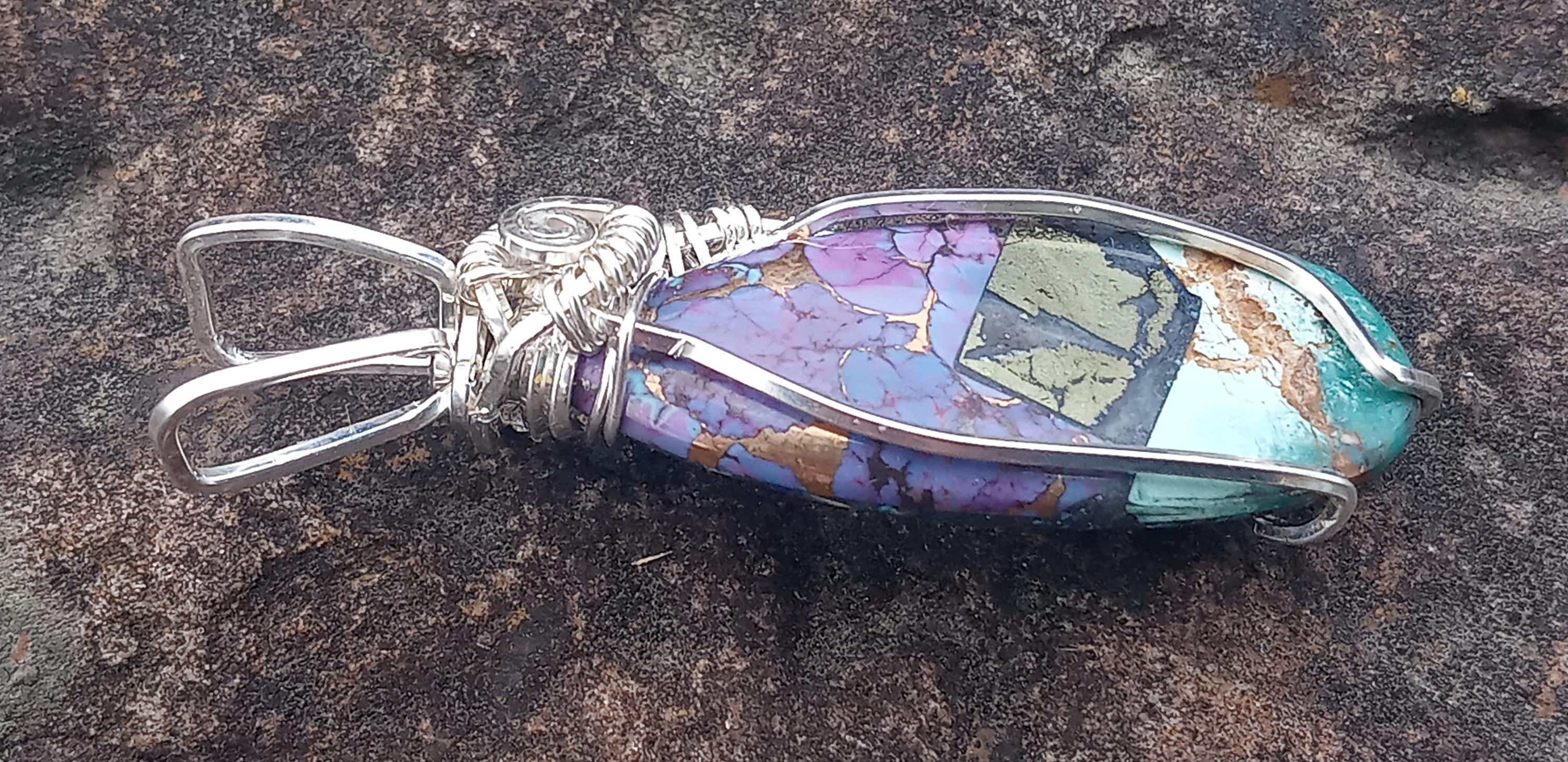 Corinthian and Mohave Purple Turquoise and Gold Ore - Etsy