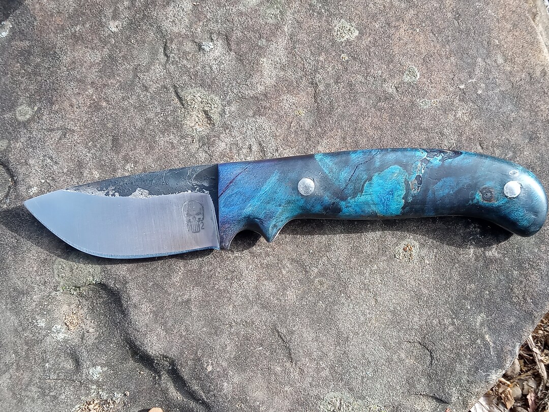 Custom Ipak Knife With Buckeye Burl Handles - Etsy