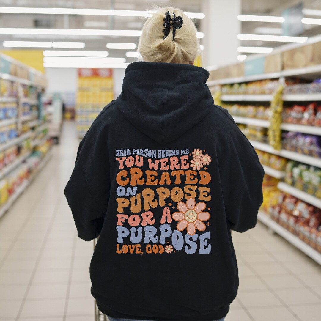 Dear Person Behind Me Hoodie / Oversized Aesthetic Hoodie / - Etsy