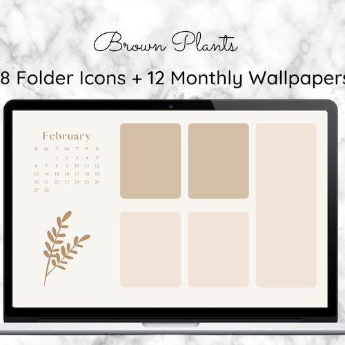 CALENDAR 2022 Desktop Wallpaper Desktop Wallpaper Organizer | Etsy