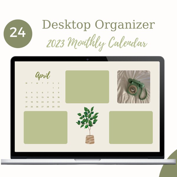 Green Desktop Organizer - Etsy