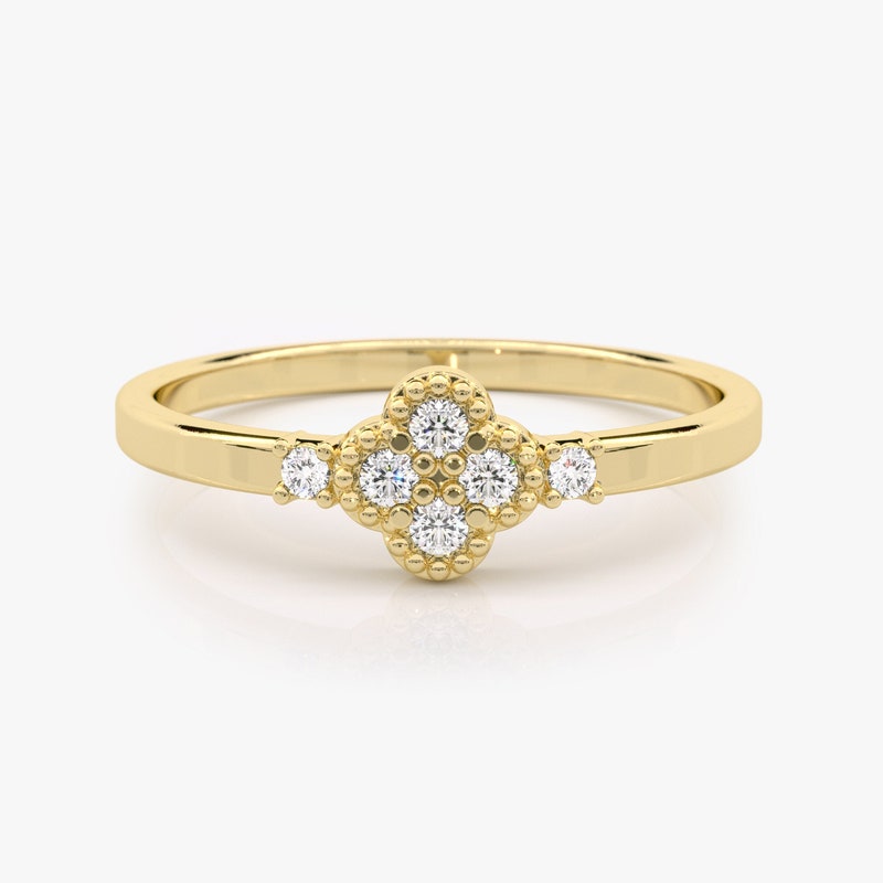 Dainty Diamond Ring - Etsy