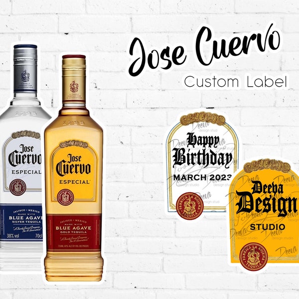 Jose Cuervo Customized Label Svg - Etsy