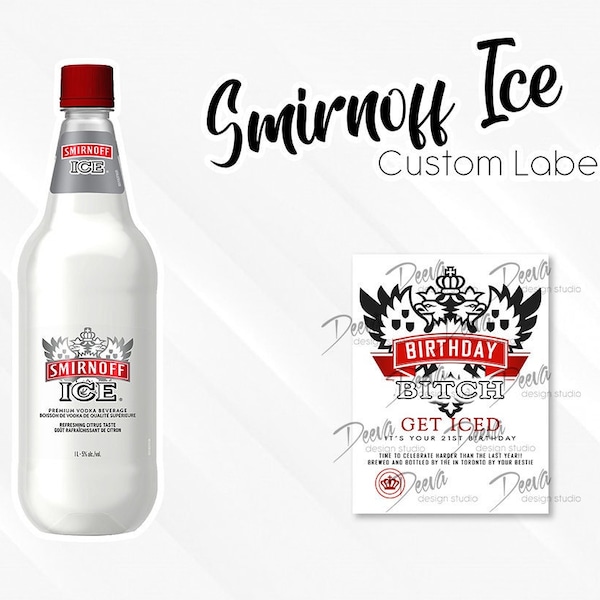 Smirnoff Ice Custom Label - Etsy