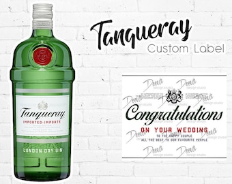 Tanqueray Custom Label - Etsy