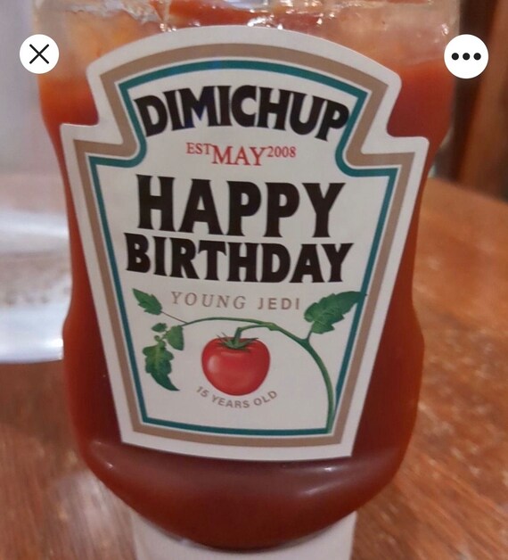 Heinz Ketchup Label Top