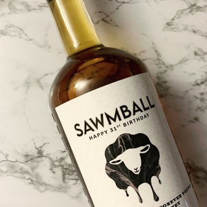 Skrewball Whisky Custom Sticker Label | 50ml, 750ml - Etsy