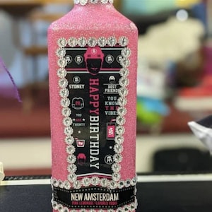 Pink Whitney Custom Sticker Label | 50ml, 200ml, 375ml, 750ml, 1000ml ...