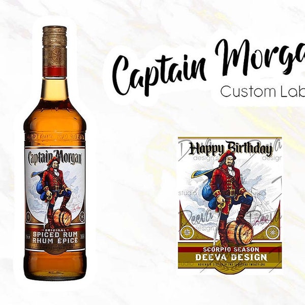 Captain Morgan - Etsy