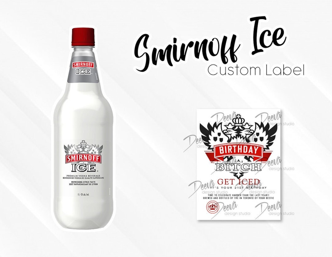 Smirnoff Custom Sticker Label - Etsy