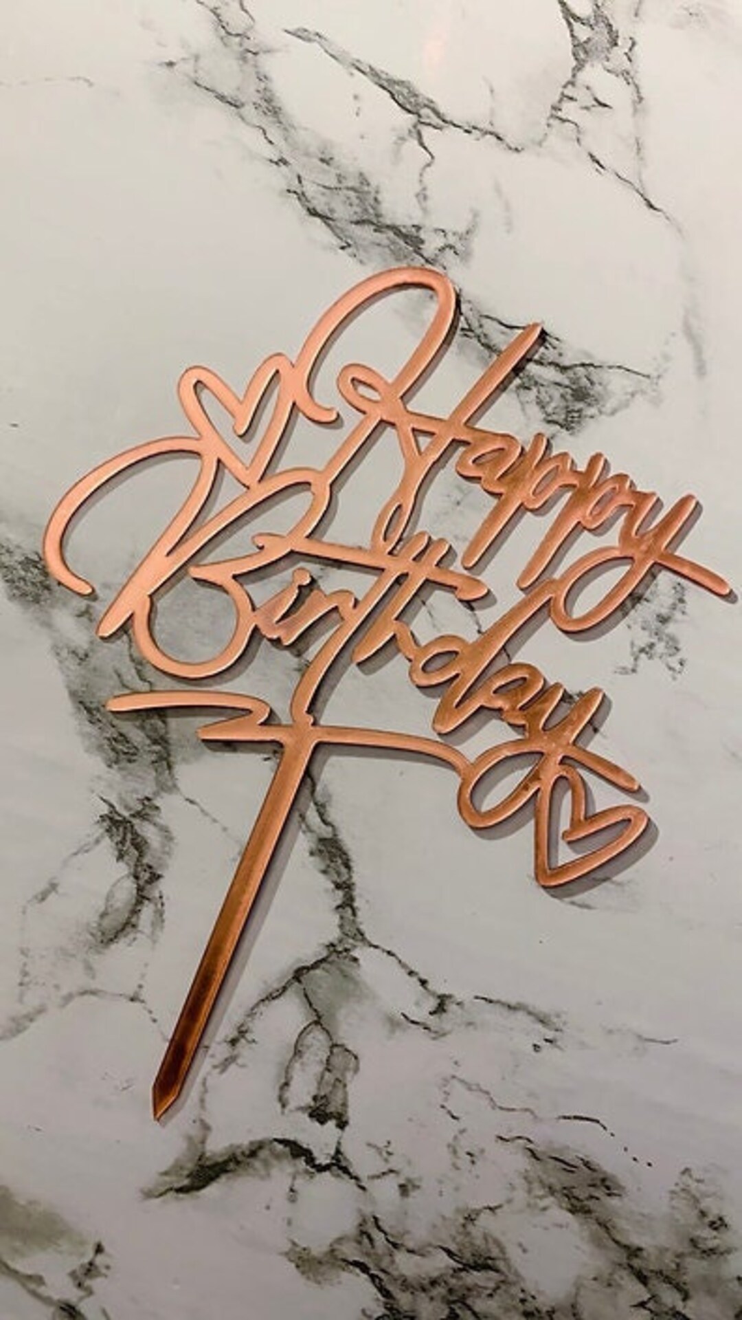 Cake Topper - Happy Birthday - Etsy