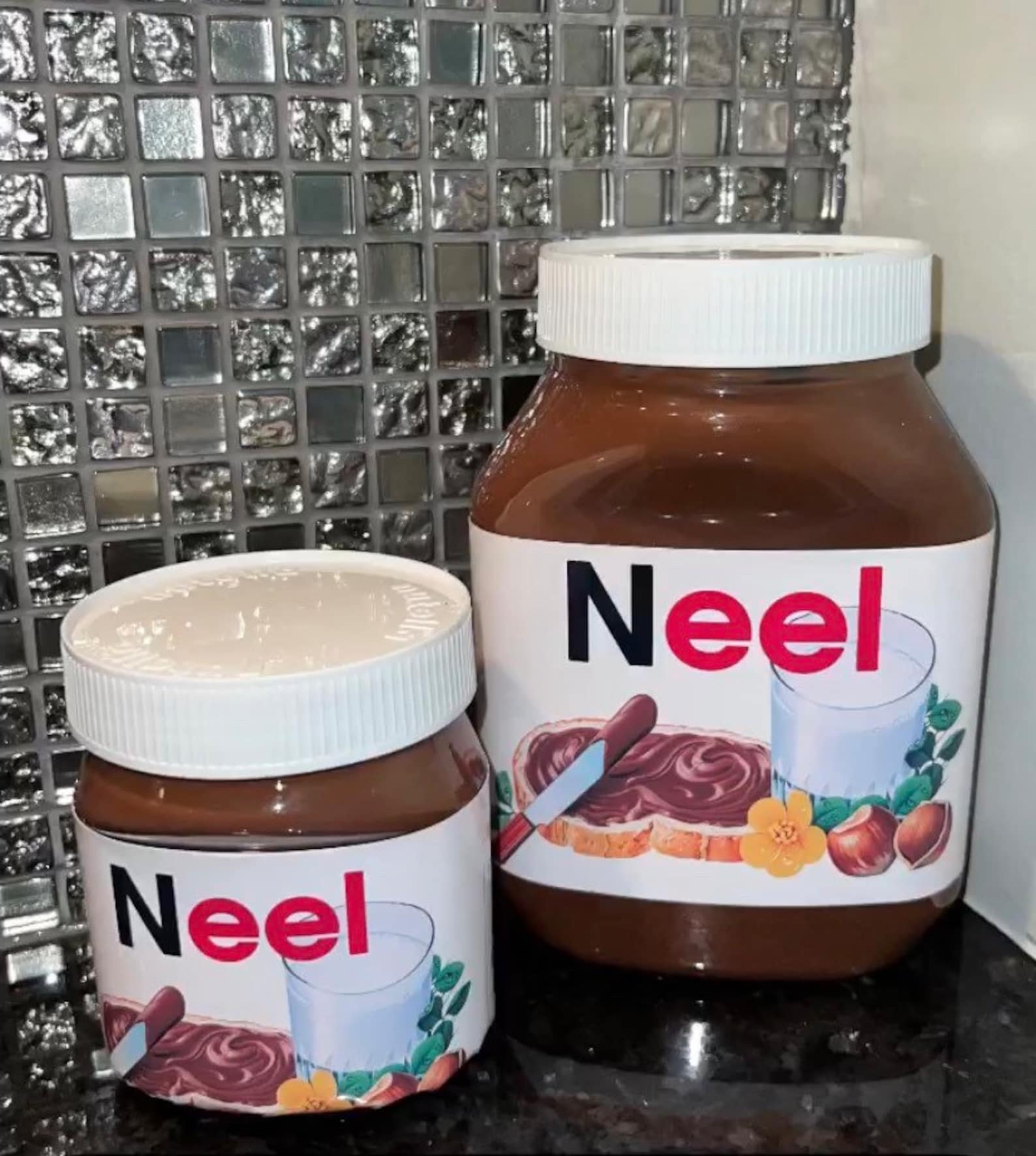 Nutella Custom Sticker Label - Etsy