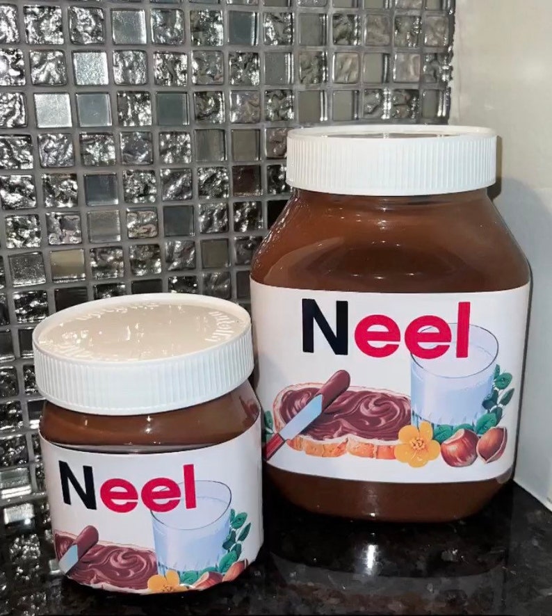 Nutella Custom Sticker Label - Etsy