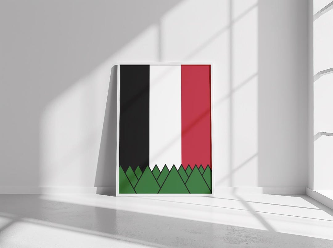 Sudan Flag Printable Poster, Sudanese Inspired Digital Download, Home ...