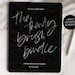 Sharpie Procreate Brush, Lettering Brushes, Dry Marker Brush for ...