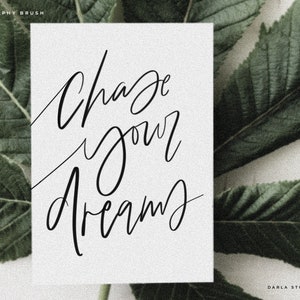 Jules Procreate Brush Calligraphy Brush Hand Lettering - Etsy