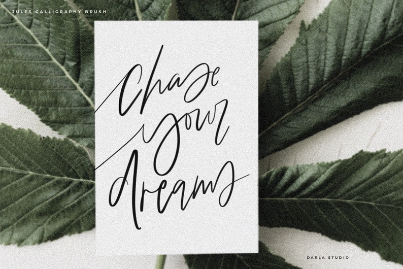 Jules Calligraphy Brush - Smooth Lettering for Procreate (digital ...