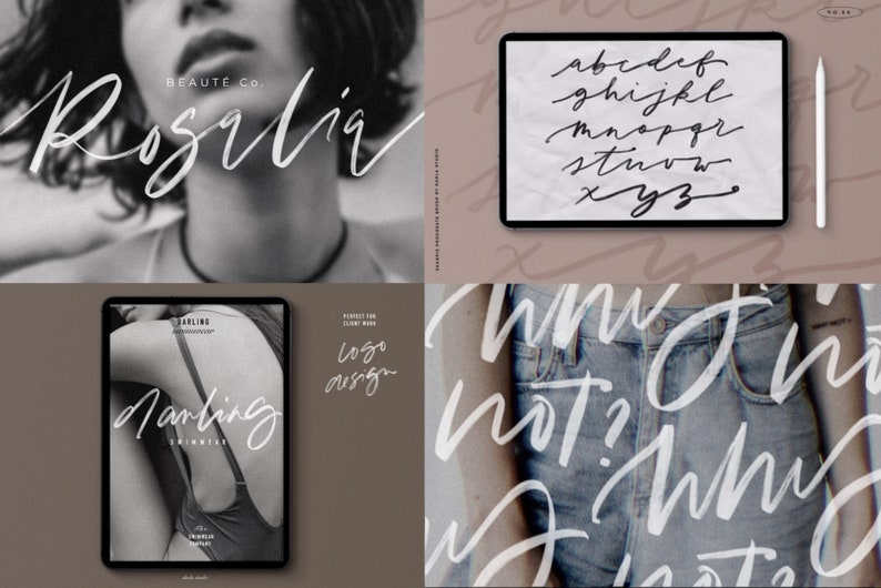 Procreate Brush Bundle, Lettering Brushes, Calligraphy Brushes, iPad ...