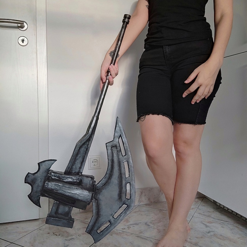 Albedo Ax // Cosplay Prop // Overlord Anime // Handmade Eva-foam Prop ...