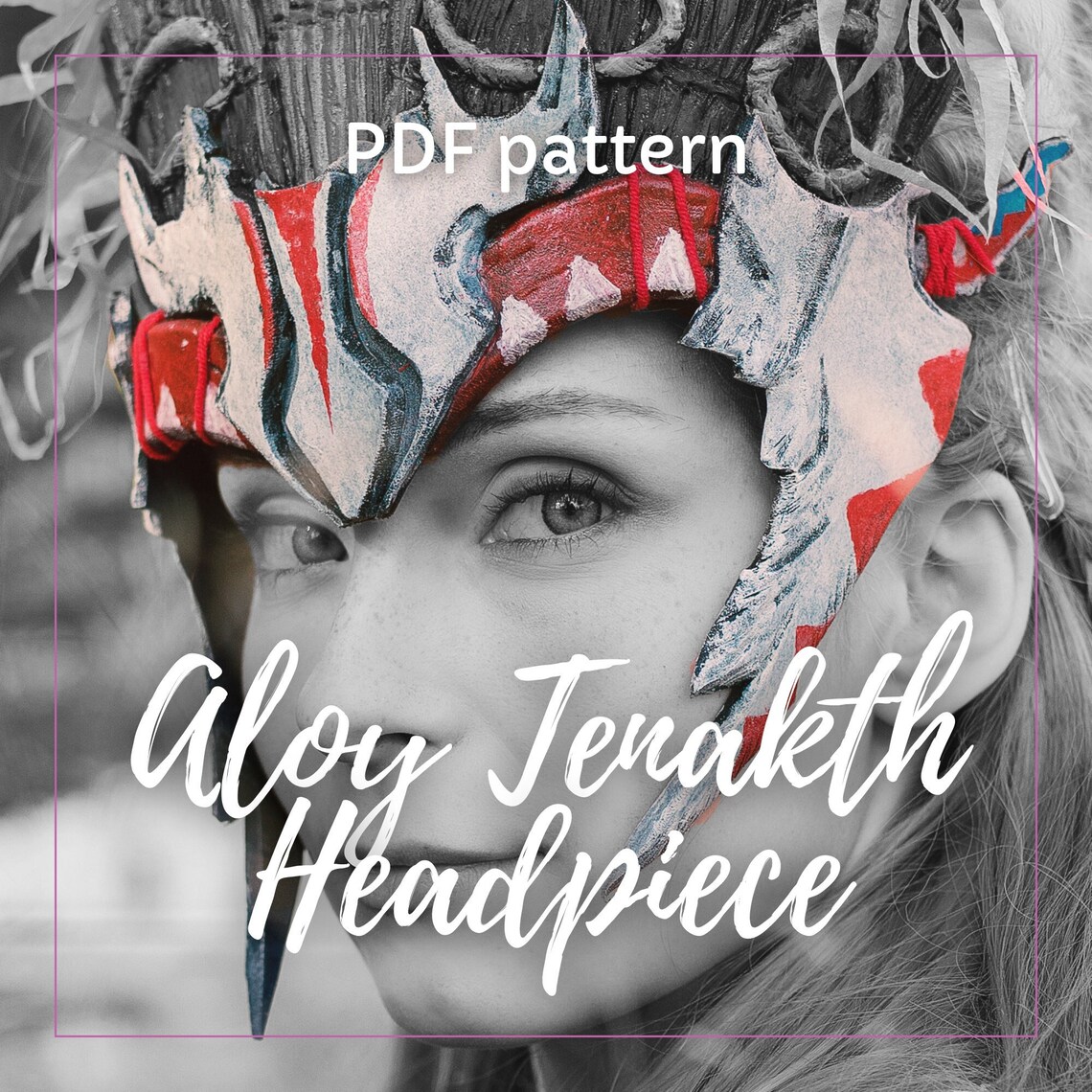 Cosplay Pattern - Aloy Tenakth Recon // Headpiece // Digital Pattern - Etsy