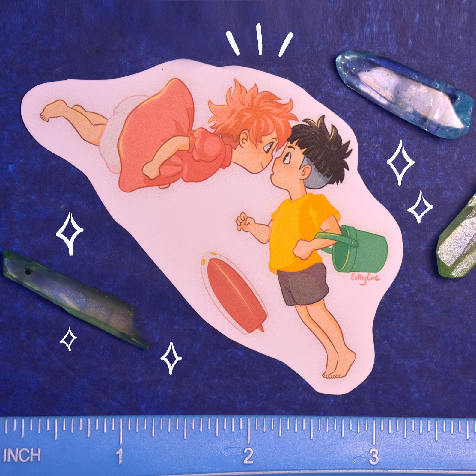 Ponyo Sticker | Etsy