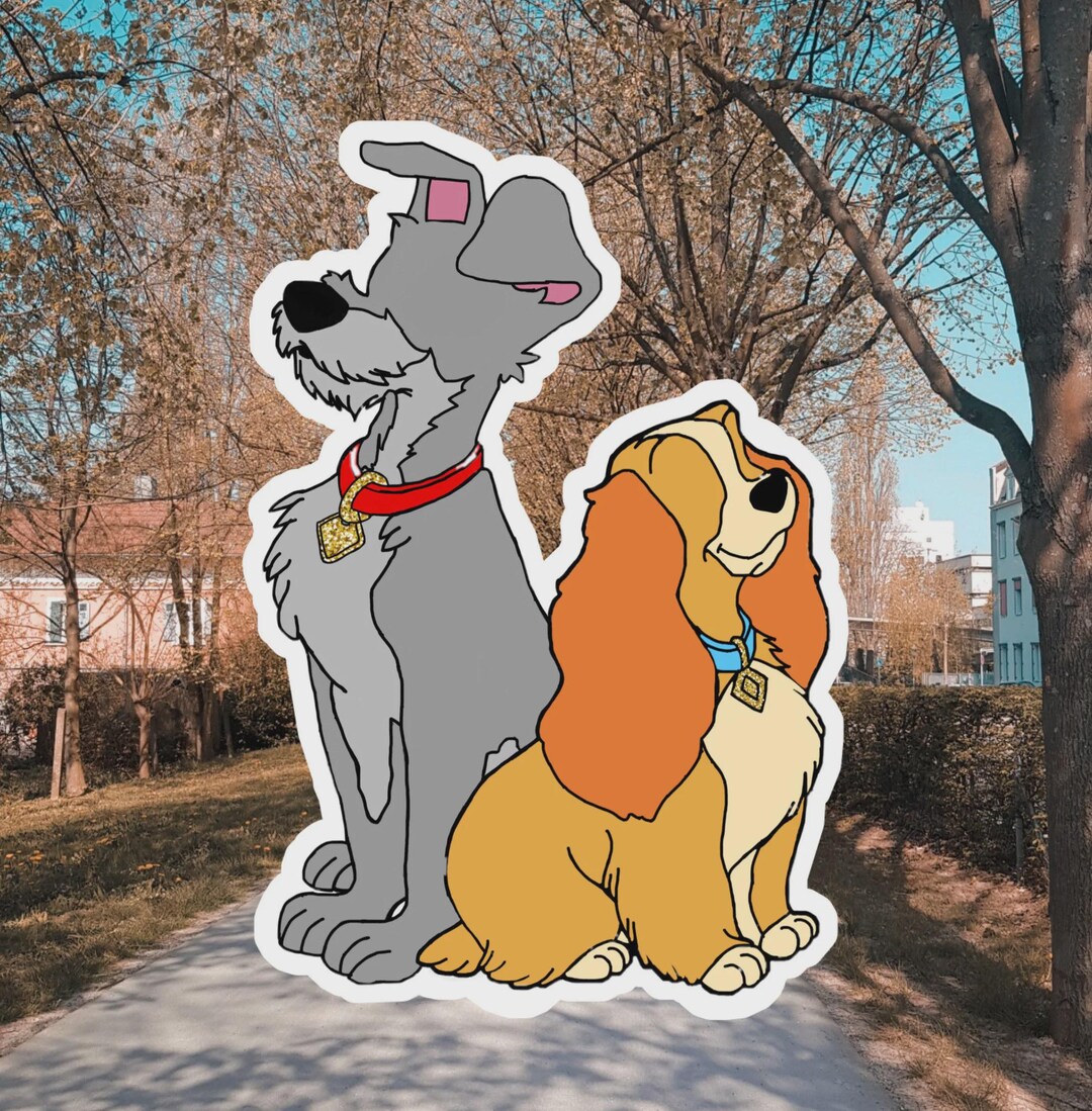 Lady and the Tramp Magnet - Etsy