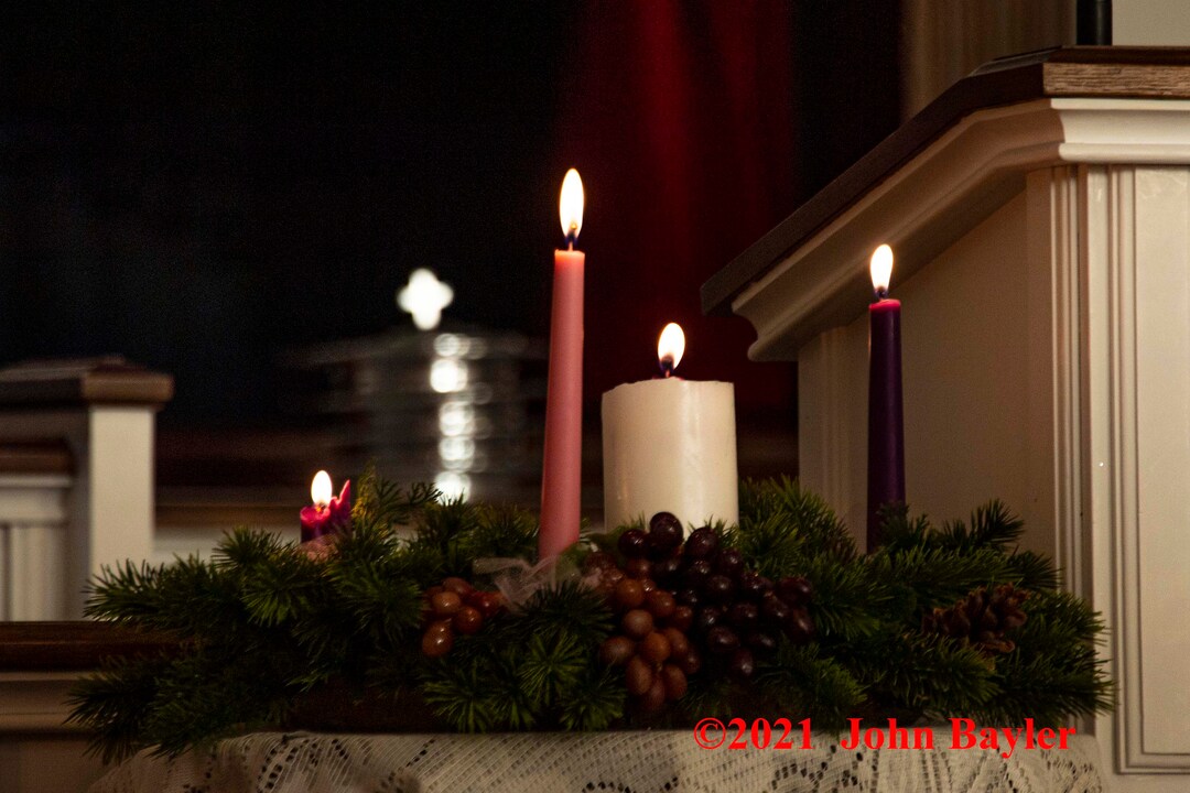 Advent Wreath and Communion Table - Etsy