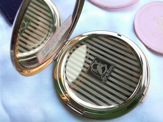 Vintage Stratton Compact Imari Pattern from 1950s - Gem