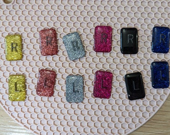 Clear X-ray Markers 1 Pair L/R, Radiology Personalized X-ray Markers ...