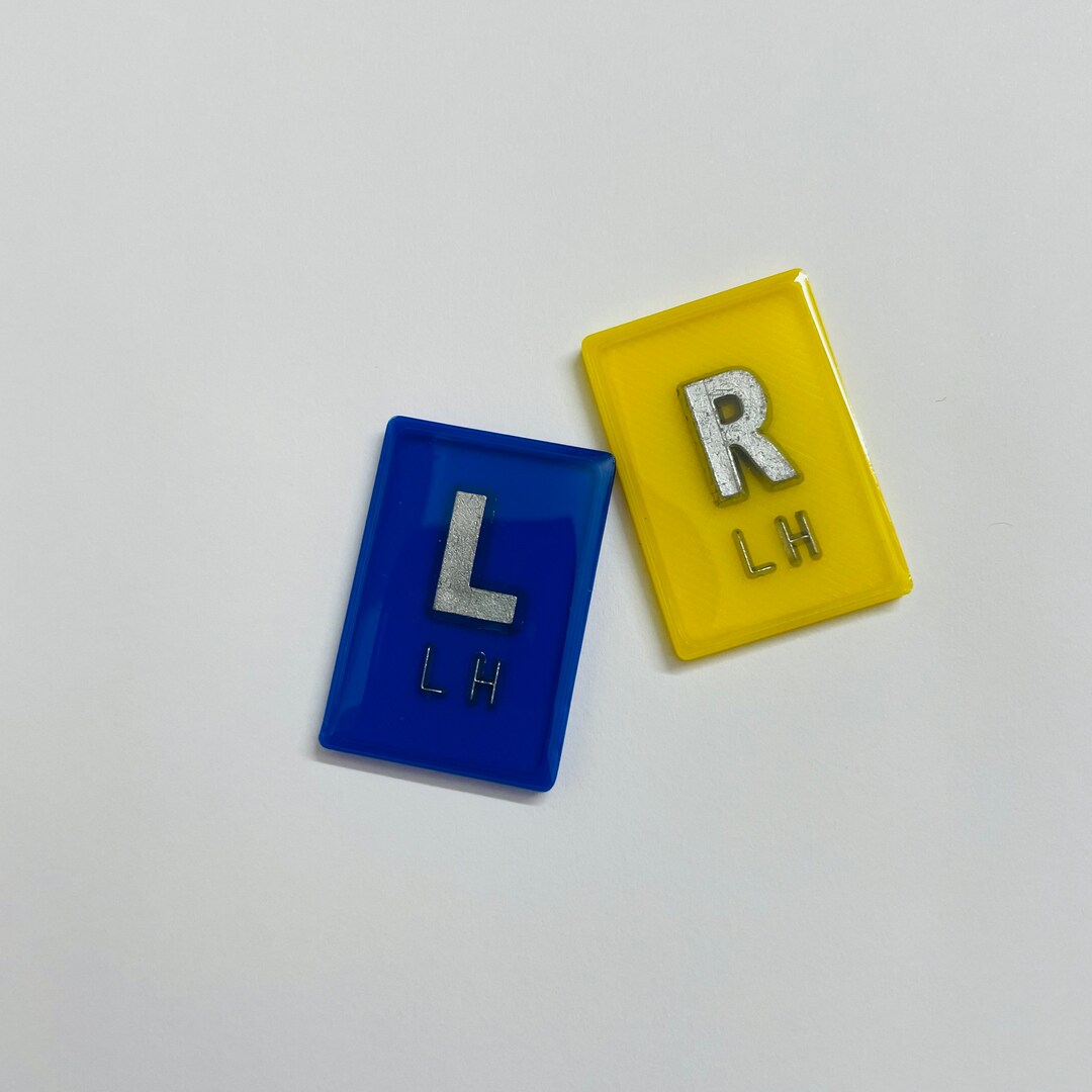 X-ray Markers 1 Pair L/R, Radiology Personalized X-ray Markers With ...