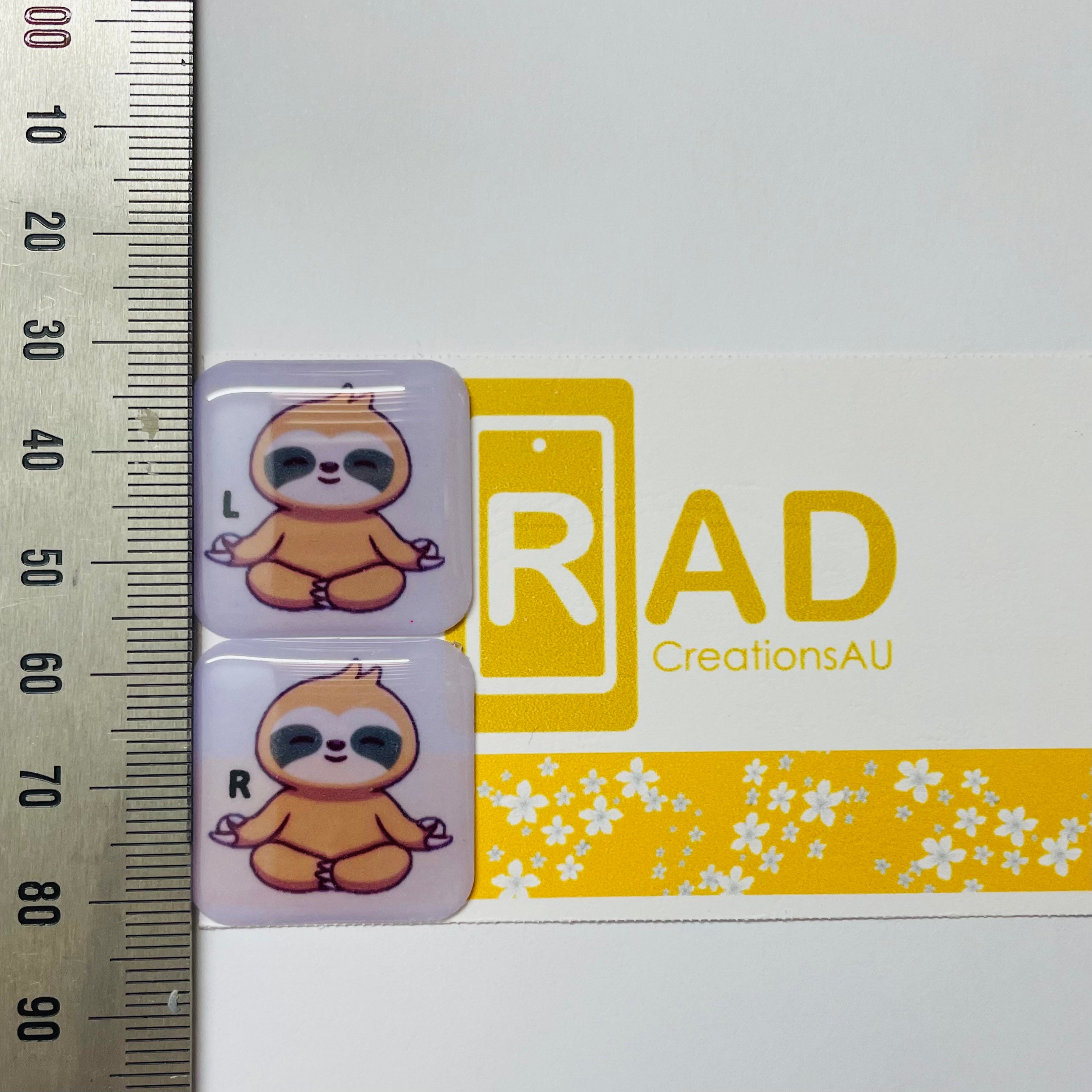 X-ray Markers 1 Pair L/R Square Sloth - Etsy