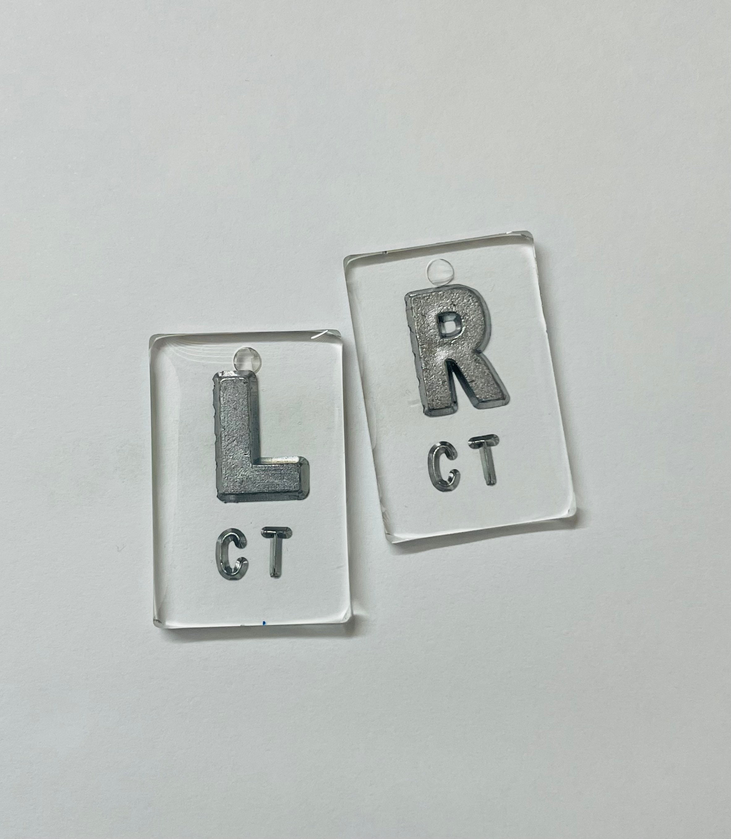 Clear X-ray Markers 1 Pair L/R Radiology Personalized X-ray - Etsy ...