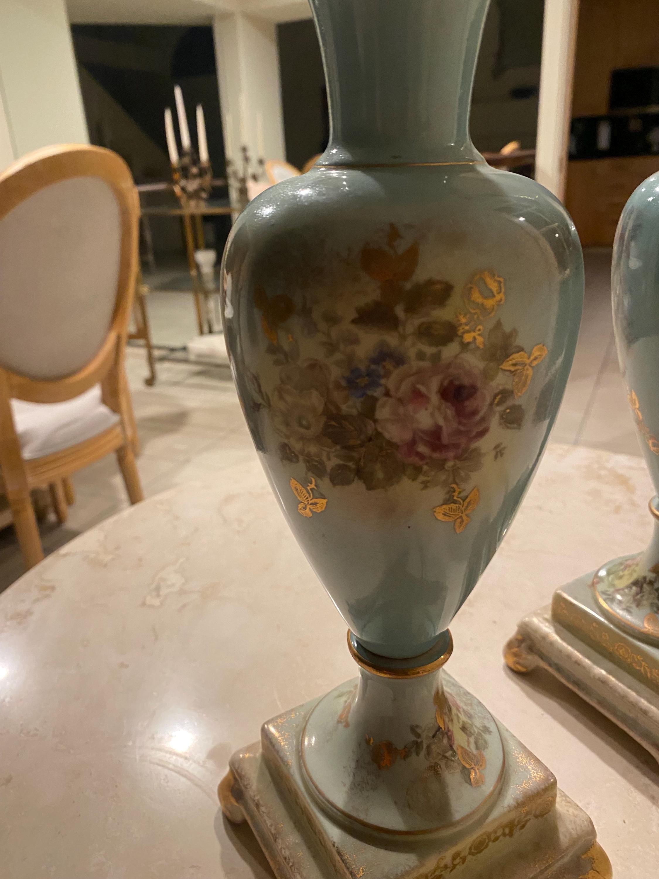 Vintage Mid Century Beckwith French Provincial Porcelain Hand Painted ...