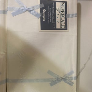 Wamsutta Supercale Plus No Iron 200 Thread Count Twin Fitted Flat Sheet Set - Etsy
