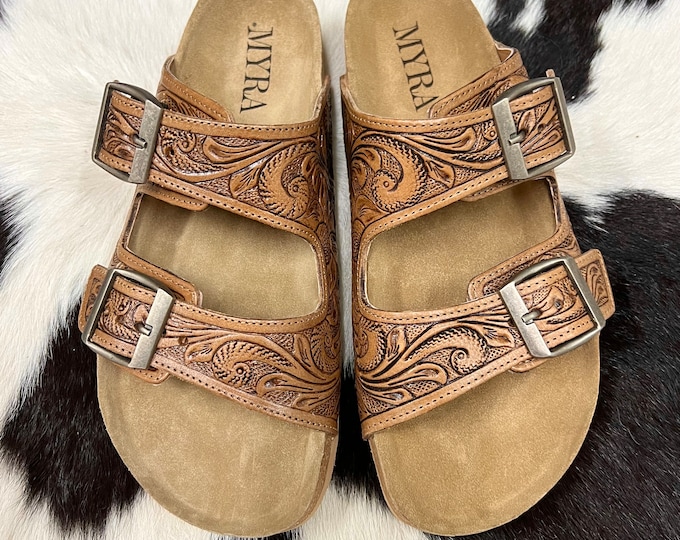 Tooled Leather Shoes - Etsy