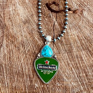 Heineken Beer Logo Necklace - Etsy